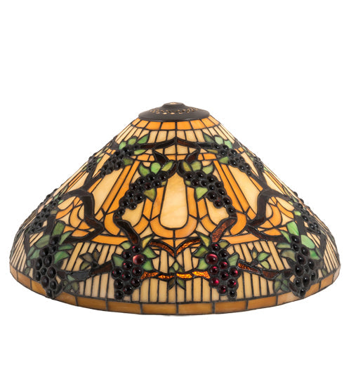 Meyda 16" Wide Jeweled Grape Shade '48545