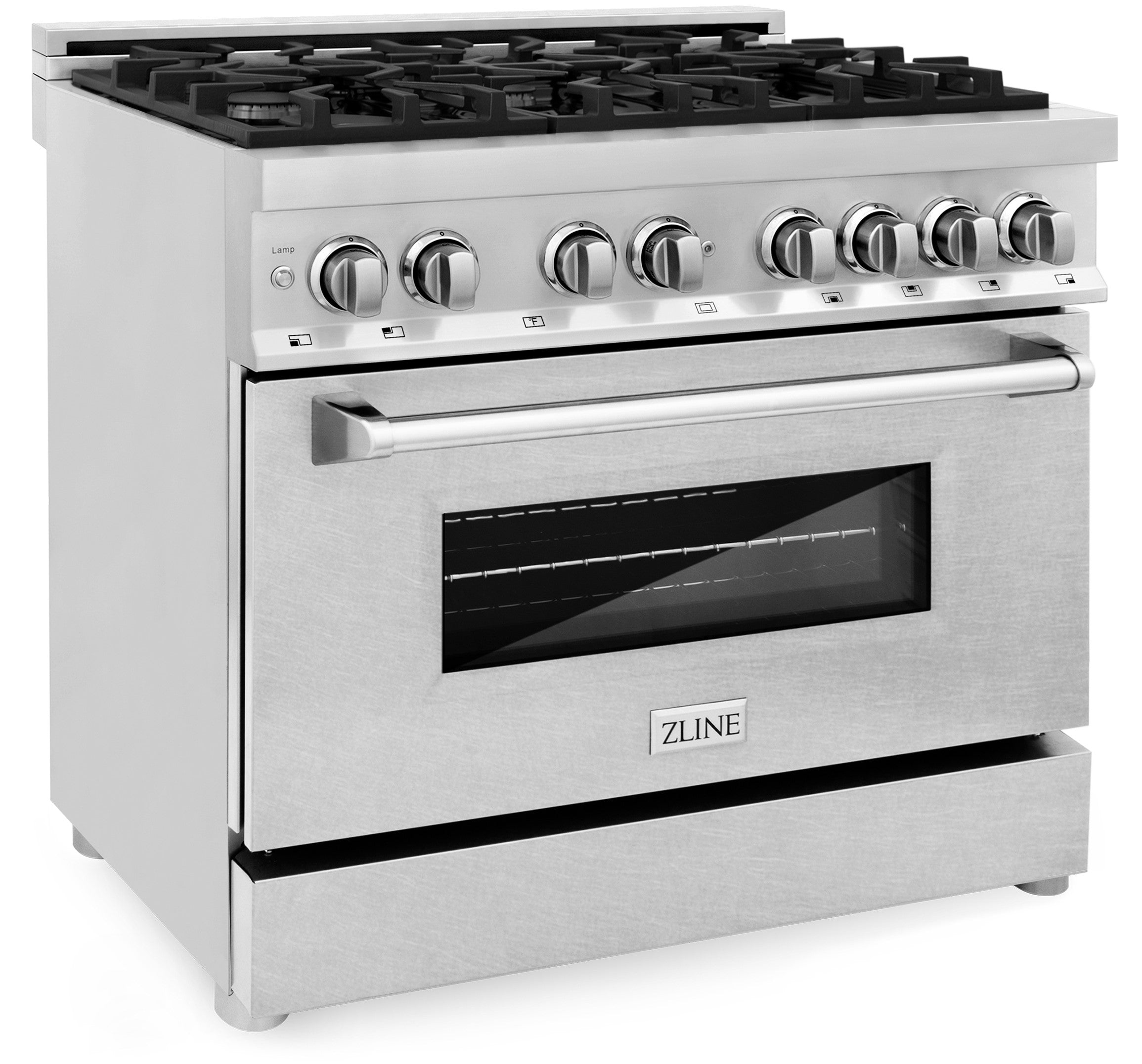 ZLINE 36-Inch Professional Dual Fuel Range with DuraSnow Door (RA-SN-3
