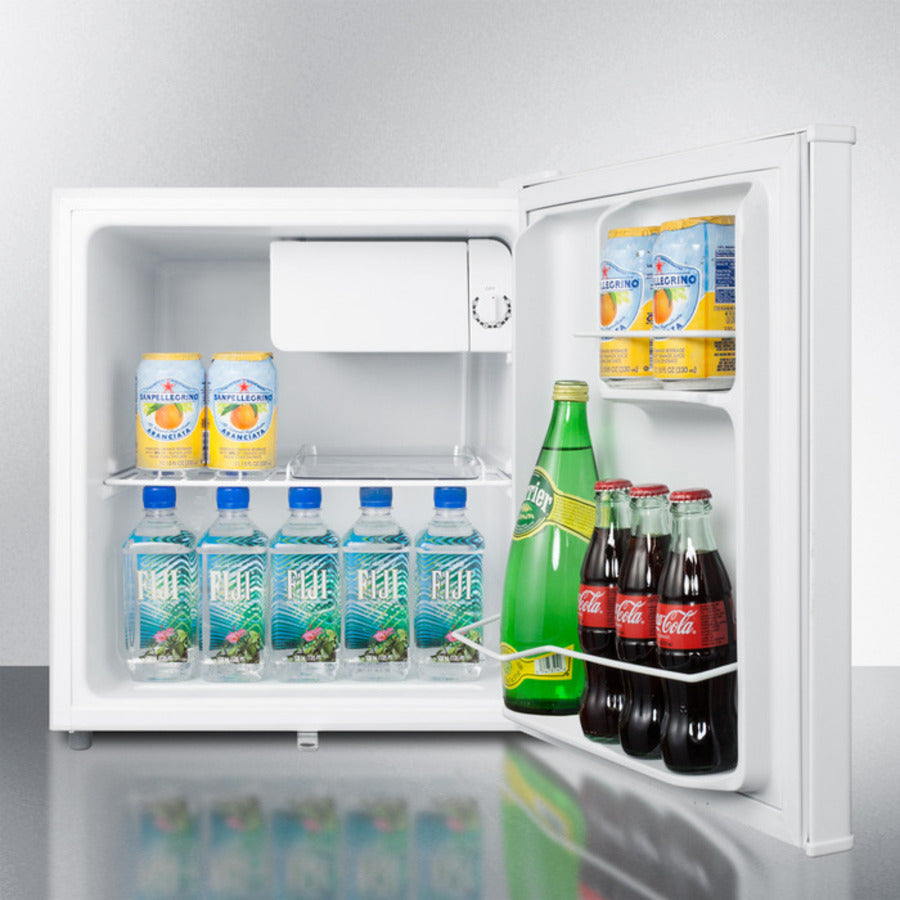 Accucold Compact Refrigerator-Freezer with Front-Mounted Lock - S19LWH