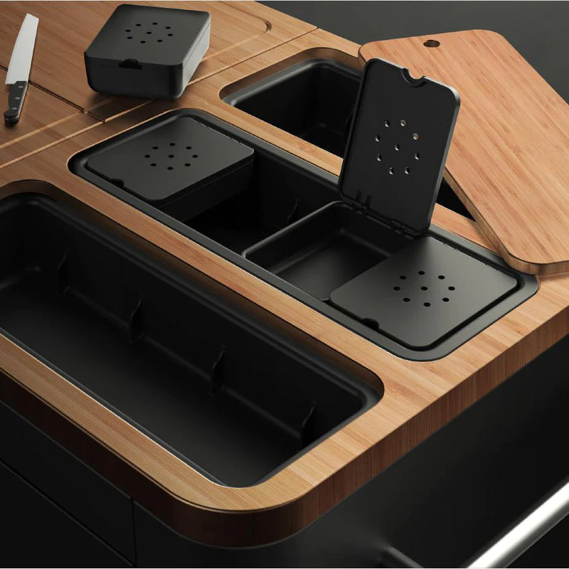 Everdure By Heston Blumenthal Indoor/Outdoor 40-Inch Mobile Prep Kitch