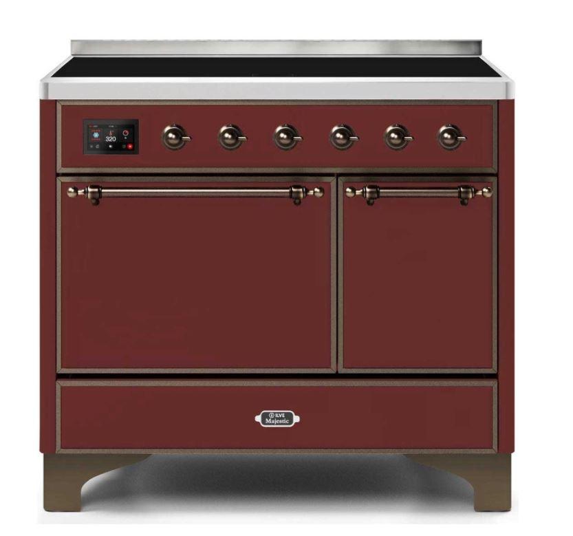 ILVE 40 Inch Majestic II Series Induction Range with 6 Elements Dual O