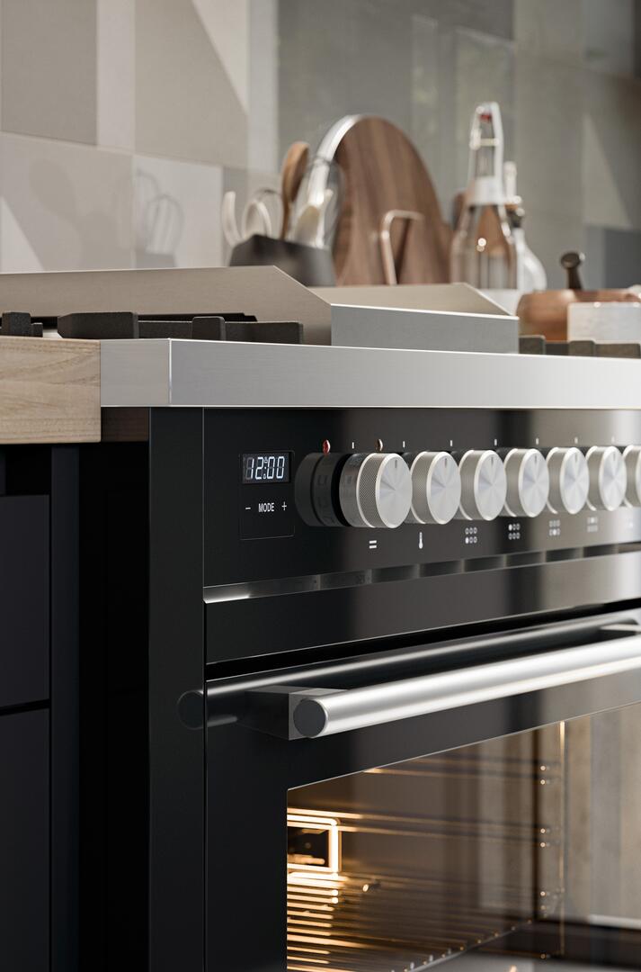 ILVE Professional Plus II 40-Inch Freestanding Dual Fuel Range with 6